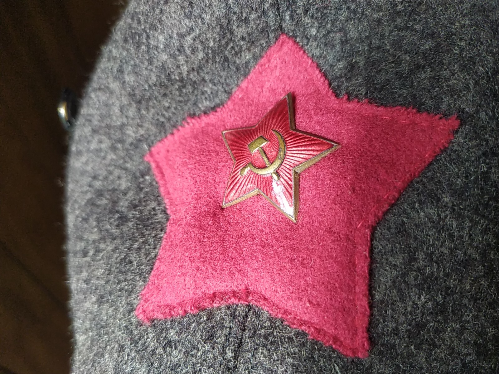 SOVIET USSR full body coat & matching hat, thick 10 lbs of wool! Warm ...