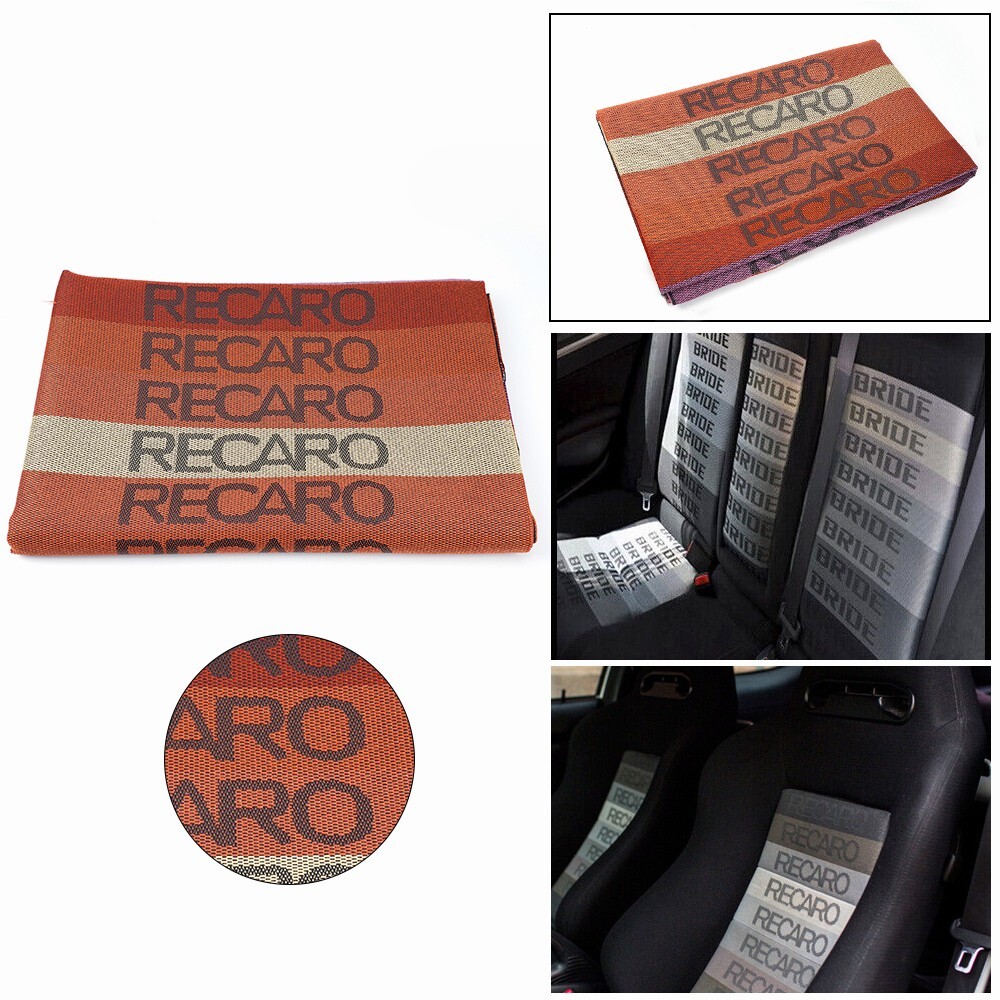 JDM DIY Recaro Fabric Cloth For Car Seat Panel Armrest Decoration 1M×1 ...