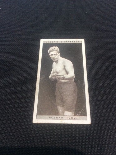 Roland Todd 46 1928 Ogdens Boxing Cigarette card Boxer Pugilists in ...