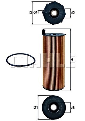 MAHLE Oil Filter For LAND ROVER Range Rover III Sport LR002338 | eBay