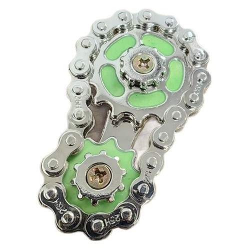 Chains Gear Fidget Spinner Luminous Wheel Gear Chain Gyroscope Classic ...
