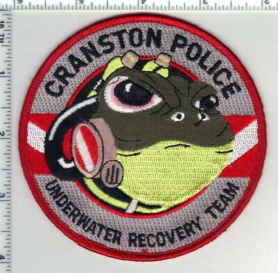 Cranston Police (Rhode Island) 1st Issue Underwater Recovery Team ...