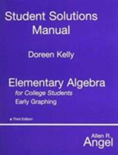 Elementary Algebra Early Graphing for College Students Paperback ...