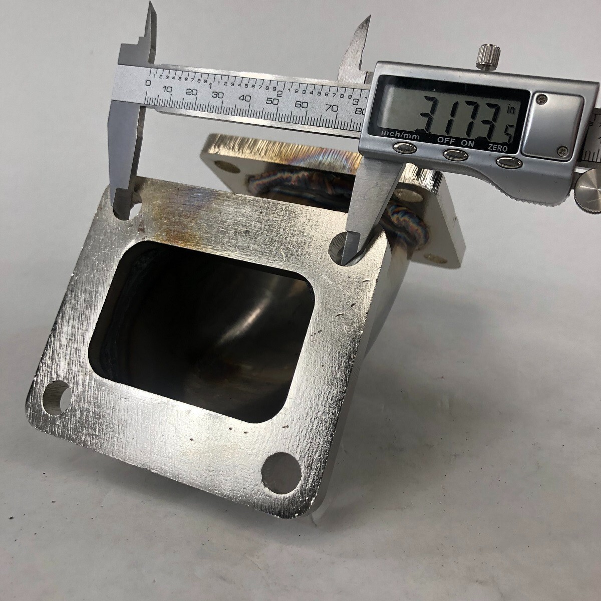 90 Degree T4-4 Bolt to T4-4 Bolts Turbo Charger Flange Conversion ...