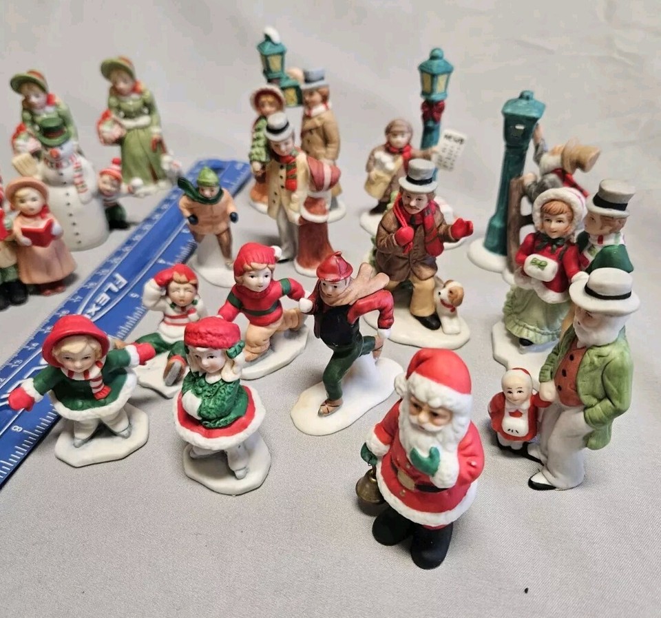 Vintage Lefton Christmas Figures Lot of 24 | eBay