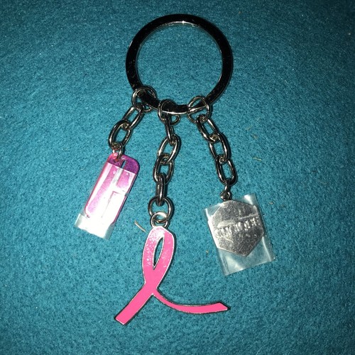 Clinique Breast Cancer Awareness Keychain and Charm | eBay