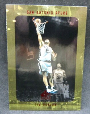 Tim Duncan RC 1997-98 UD SP Authentic Rookie Card#128!Spurs F RC MAMBA ...