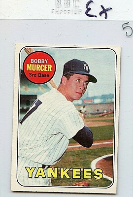 1969 Topps Bobby Murcer New York Yankees #657 HI 💥💥🎆 VG/VG+ | eBay