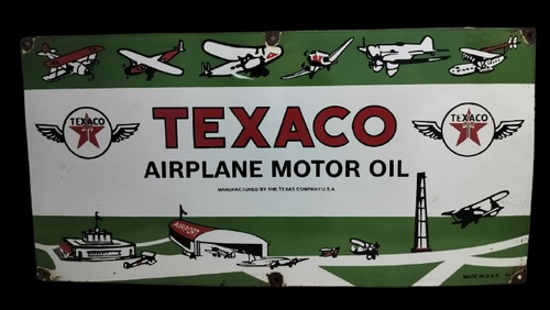 PORCELAIN TEXACO ENAMEL SIGN 60X24 INCHES | eBay