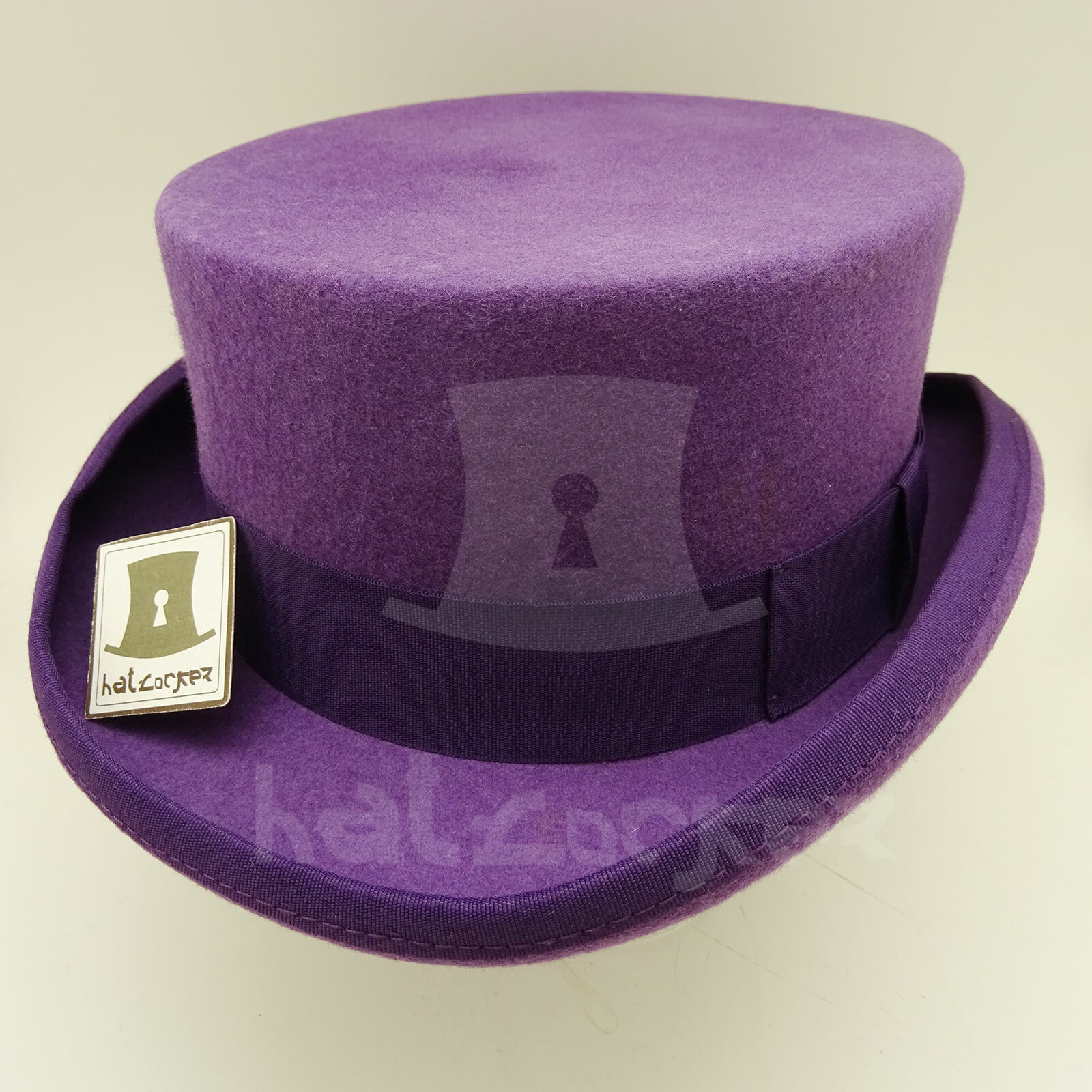 CLASSIC Wool Felt Men Top Hat Coachman Victorian Tuxedo Topper | Purple ...