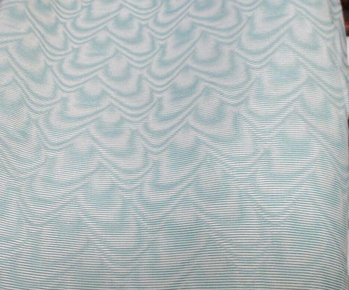 Vintage teal morie design cotton Fabric ~ 1920's | eBay