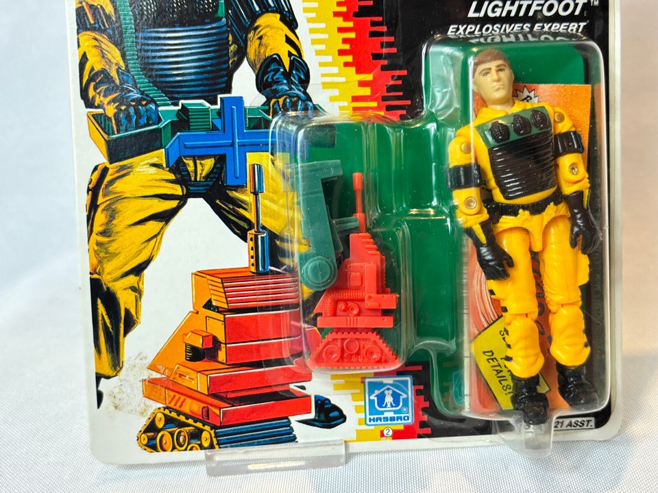 1988 GI Joe LIGHTFOOT Poseable Action Figure Hasbro Toys Factory Sealed ...