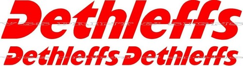DETHLEFFS MOTORHOME STICKERS DECALS CHOICE OF COLOURS #006 | eBay.de