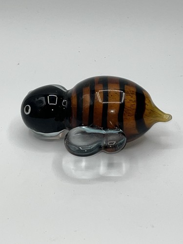 Bumblebee Hand Blown Art Glass Paperweight Figurine Honey Bee | eBay