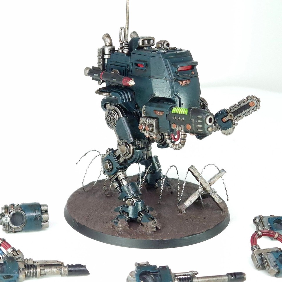 Sentinel Painted Death Korps of Krieg Astra Militarum Warhammer 40k | eBay