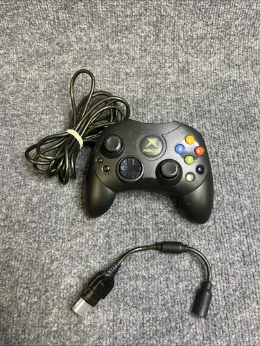 Original Xbox S Type Controller w/ Breakaway Cable Black OEM TESTED | eBay