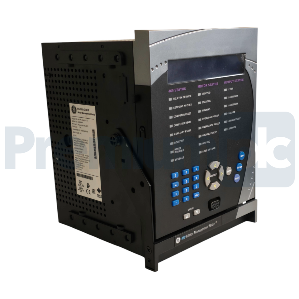 GE Multilin 469-P5-HI-A20-E-H SR469 Motor Management Relay w/Enhanced ...