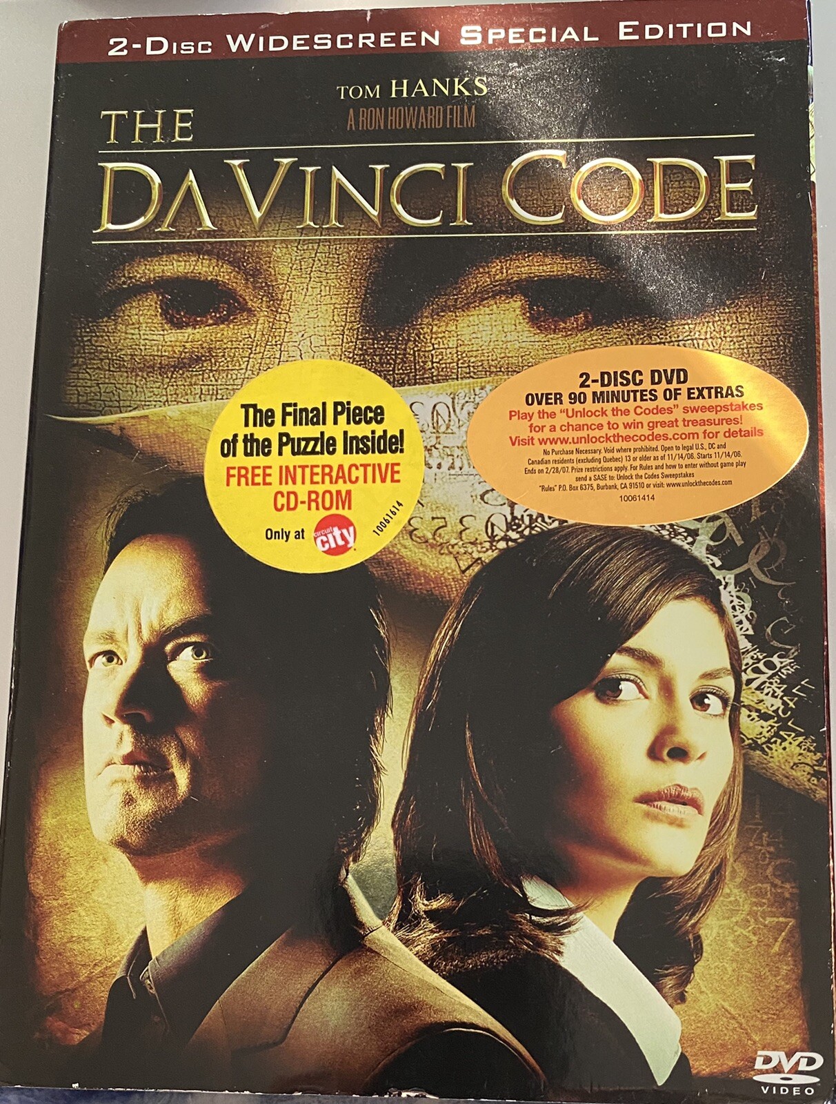 The DAVINCI CODE: 2006, 2-Disc Set, Widescreen Special Edition; LN Free ...