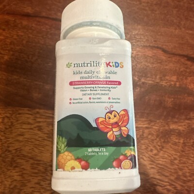 Nutrilite Kids Daily Chewable Multivitamins 60 tabs 10/2025 Expiration ...