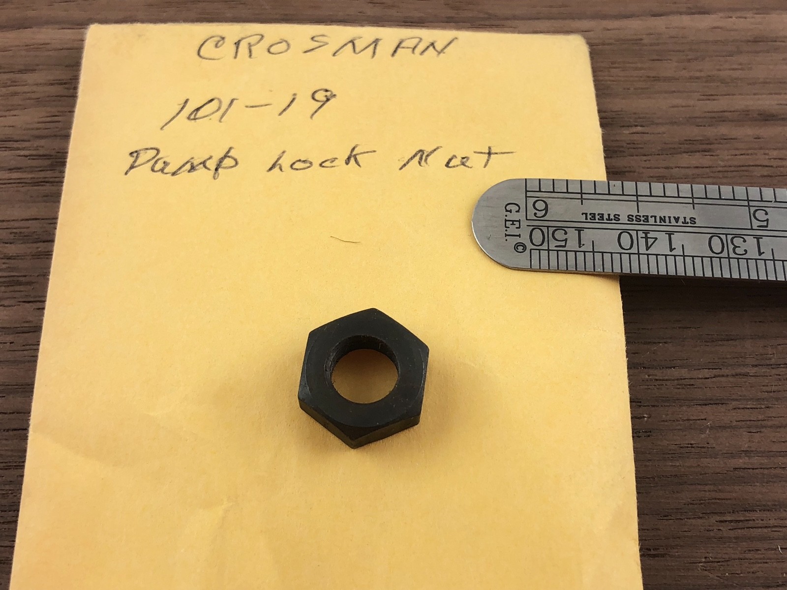 Crosman PUMP LOCK NUT OEM part# 101-19 fits ...