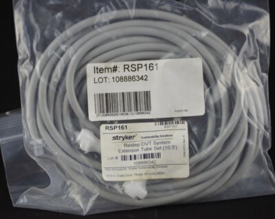 Stryker RSP161 Restep DVT System Extenson Tube Set (10.5') | eBay