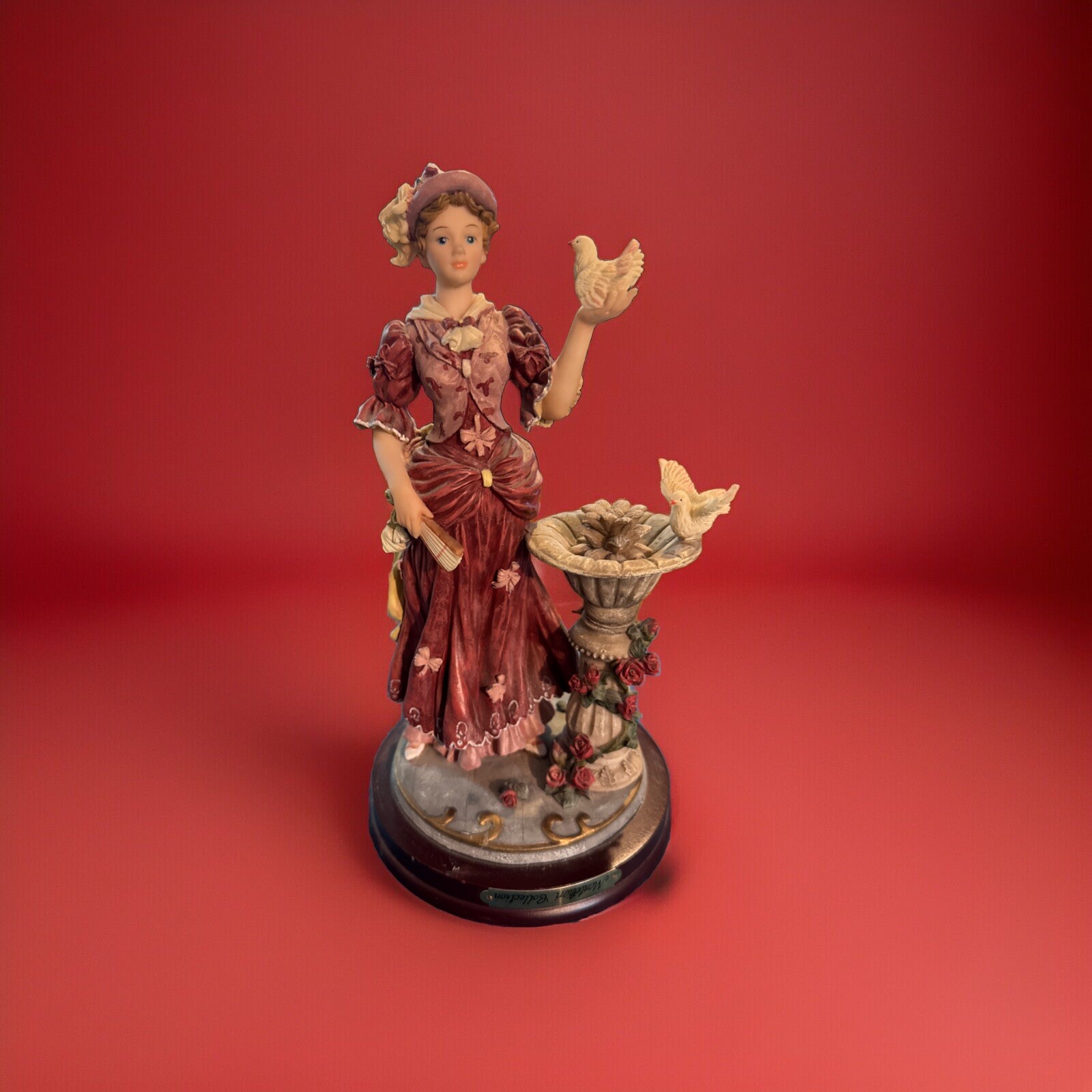 Vintage Montefiori Collection Figure - Lady With Birds - RARE Error ...
