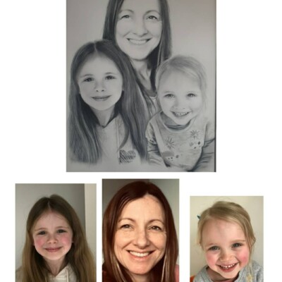 CUSTOM A4 hand-drawn hyper-realistic drawing from your photograph | eBay