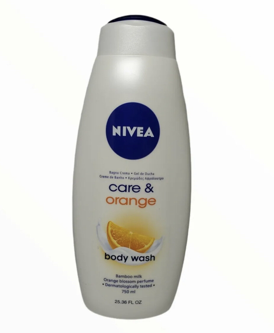 Nivea Care & Orange Bamboo Milk Orange Blossom Body Wash 25.36Fl oz | eBay