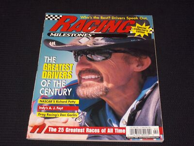 2000 FEBRUARY RACING MILESTONES MAGAZINE - RICHARD PETTY FRONT COVER ...