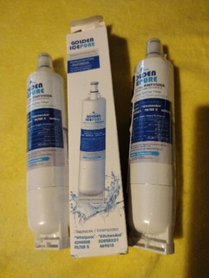 Golden Ice Pure RWF0500A Refrigerator Replacement Water Filter (2 ...