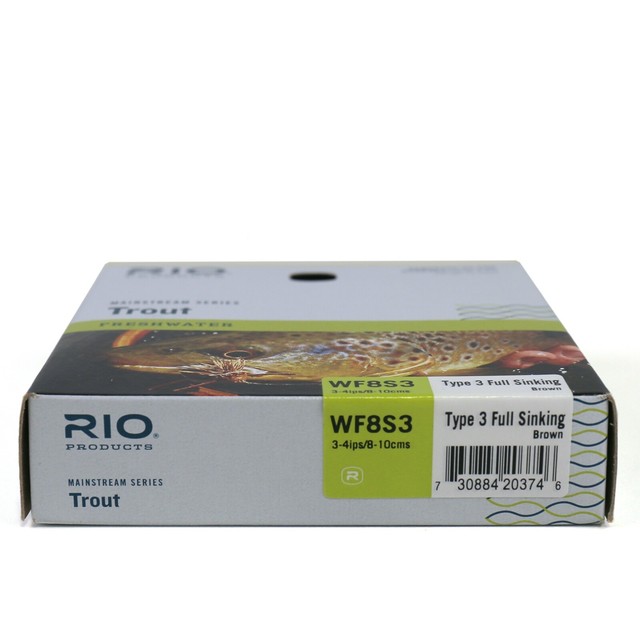 Rio Mainstream Full Sink Fly Line Wf8s Type 3 Brown for sale online | eBay