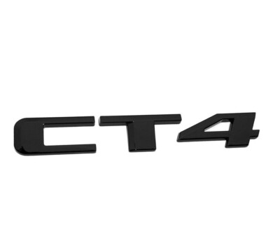 Black For CT4 Sport Rear Trunk Decklid Letter Badge Emblem Nameplate ...