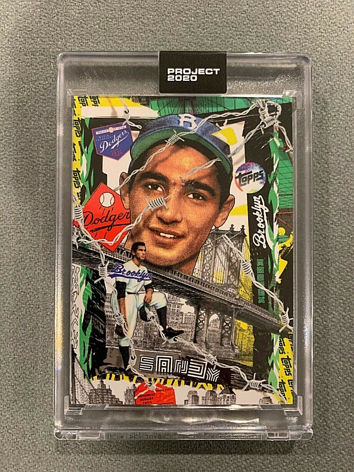 Topps Project 2020 Card #99 Sandy Koufax 1955 by Tyson Beck FAST ...