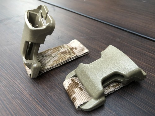 SwiftKit Chest Rig Tactical MOLLE Connector Clips. US NAVY AOR1. QASM ...