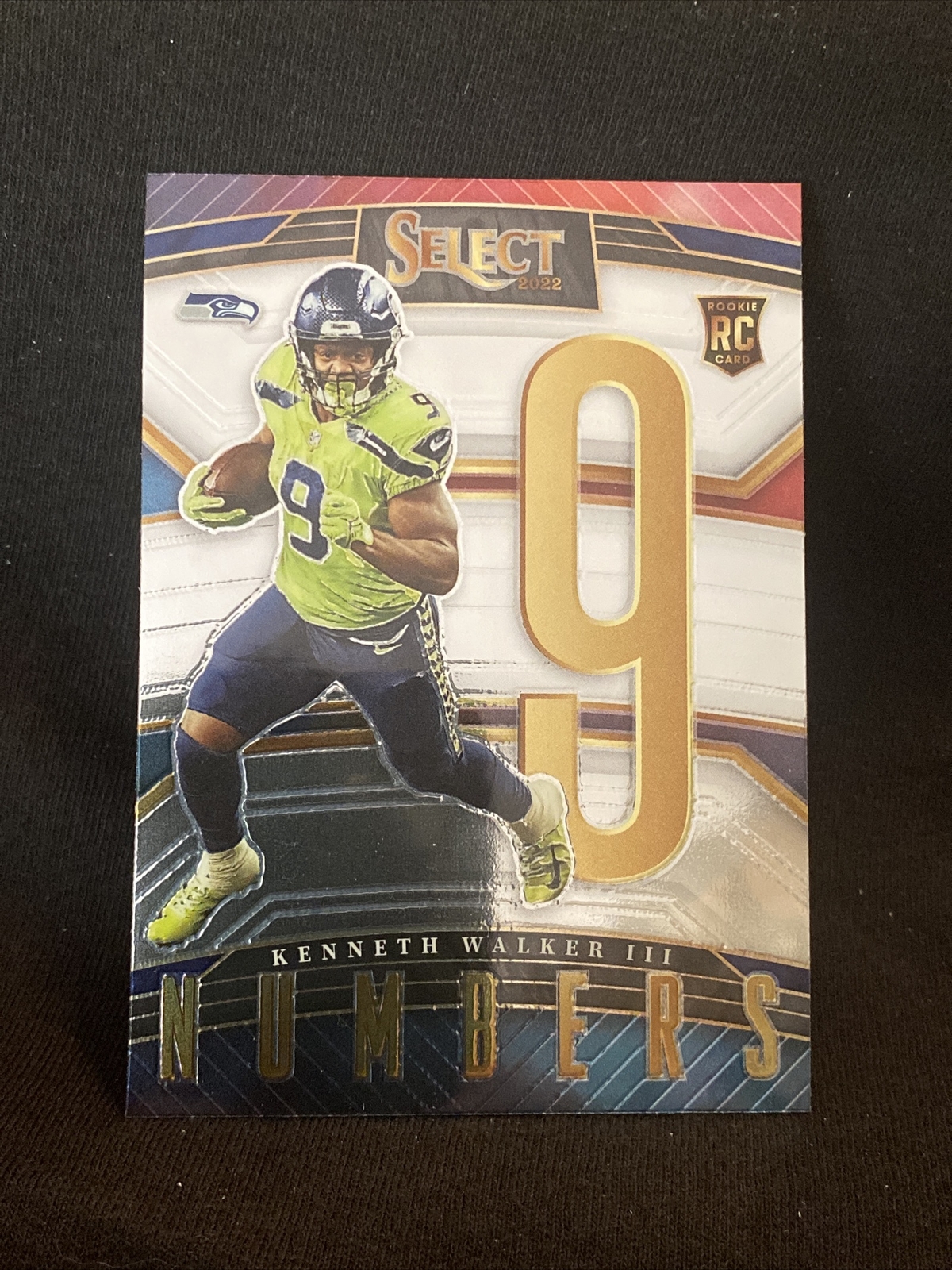 2022 Panini Select Football Numbers Kenneth Walker III RC SN-23 Seattle ...