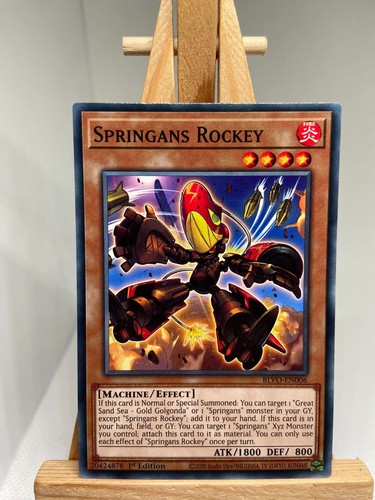 Springans Rockey - 1st Edition BLVO-EN006 - NM - YuGiOh | eBay