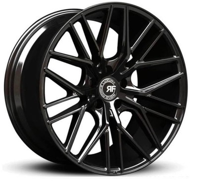 22 Inch Rims road force stagged Rimz w/ 285/30/22 tires Black no bends ...