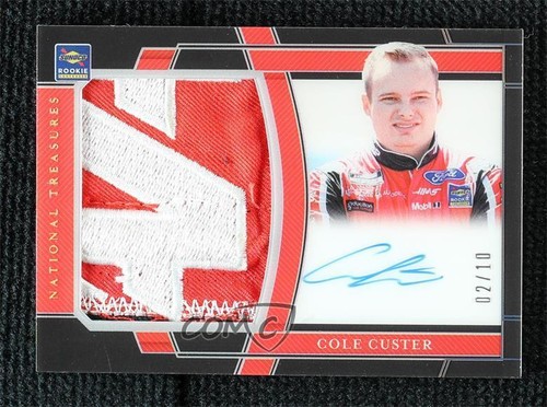 2020 Panini National Treasures Rookie Midnight Gold 2/10 Cole Custer ...