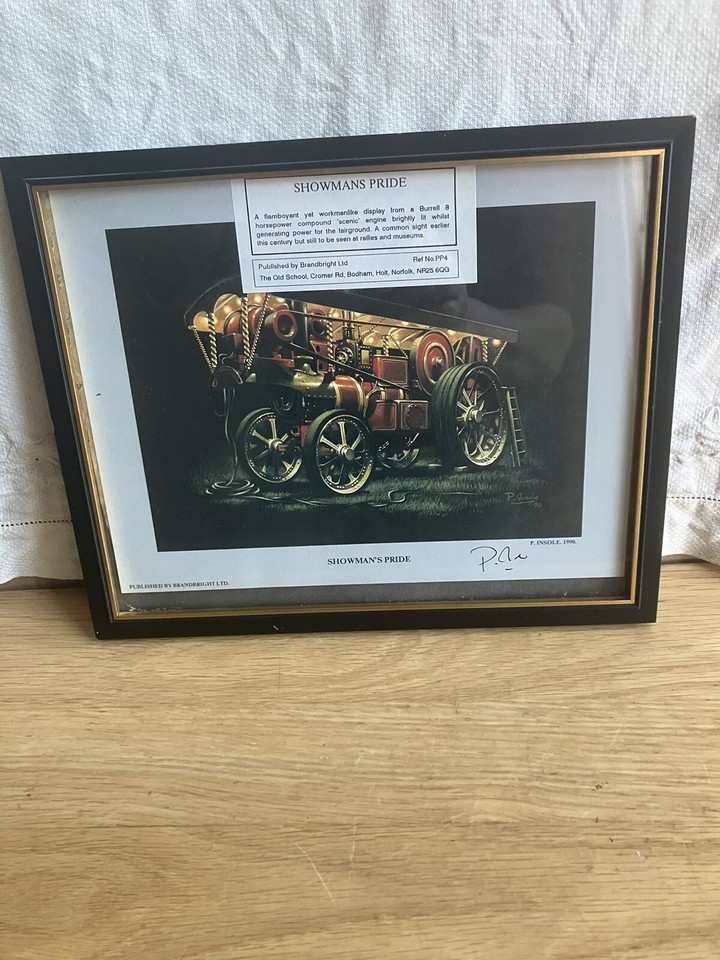 Showman’s Pride steam locomotive print Brandbright Ltd P Insole 1990 ...