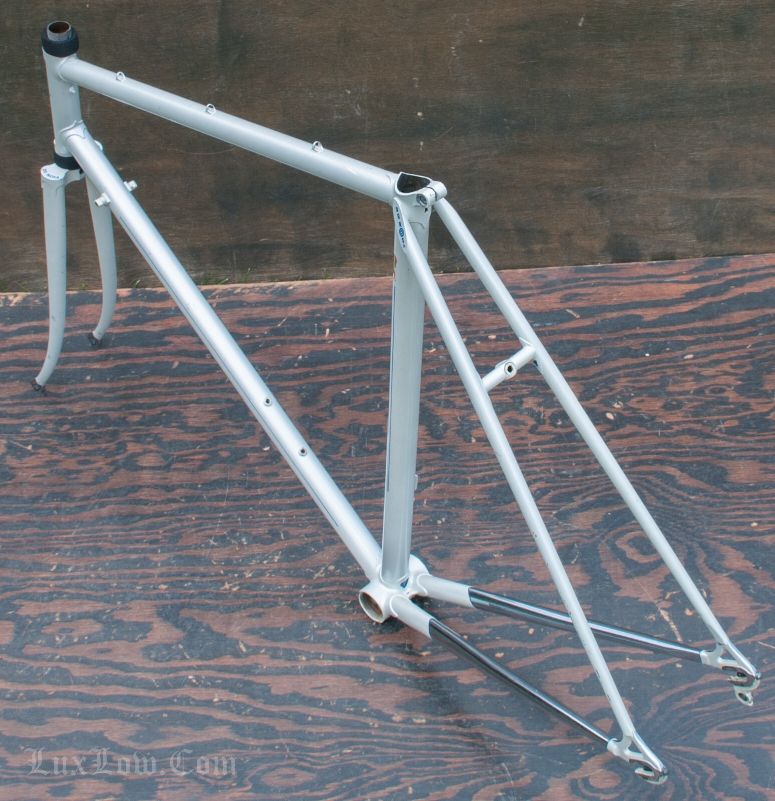 Vintage 57cm De Rosa Road Bike FRAME FORK Columbus SLX Steel Bicycle ...