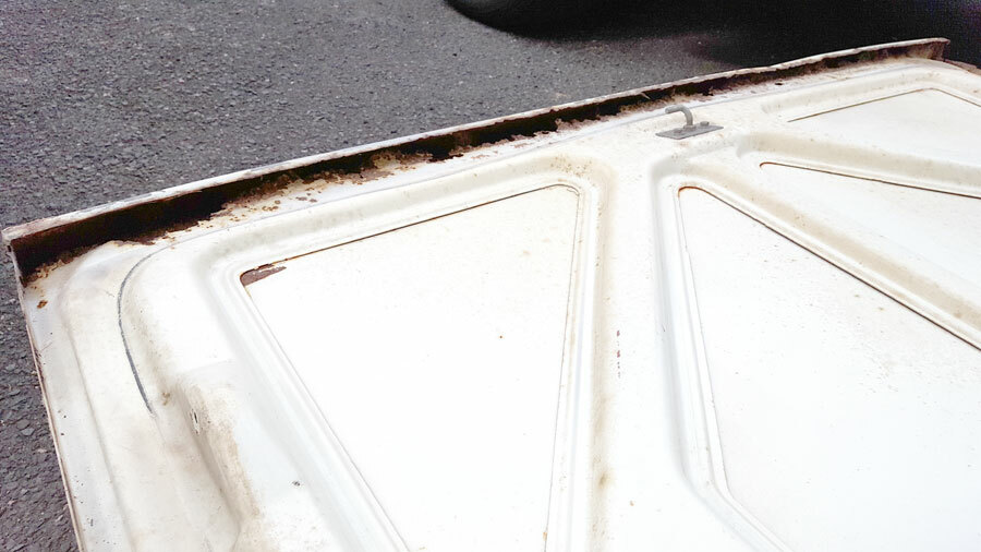 TRIUMPH TR6 TRUNK BOOT LID - Factory Original - Structurally Sound | eBay