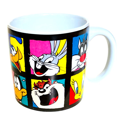 Warner Bros. Looney Tunes Coffee Cup Bugs Bunny Daffy Duck Tweety Taz ...