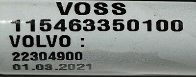 22304900 / 115463350100 GENUINE VOLVO PIPE OEM - NEW | eBay