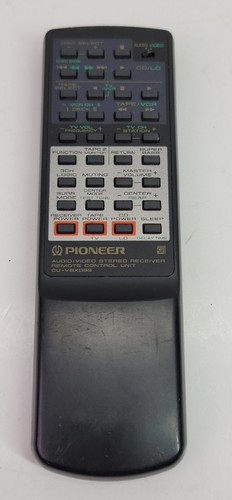 VYG Pioneer Remote Control Unit AV Stereo Receiver CU-VSX093 Black Used Rare | eBay