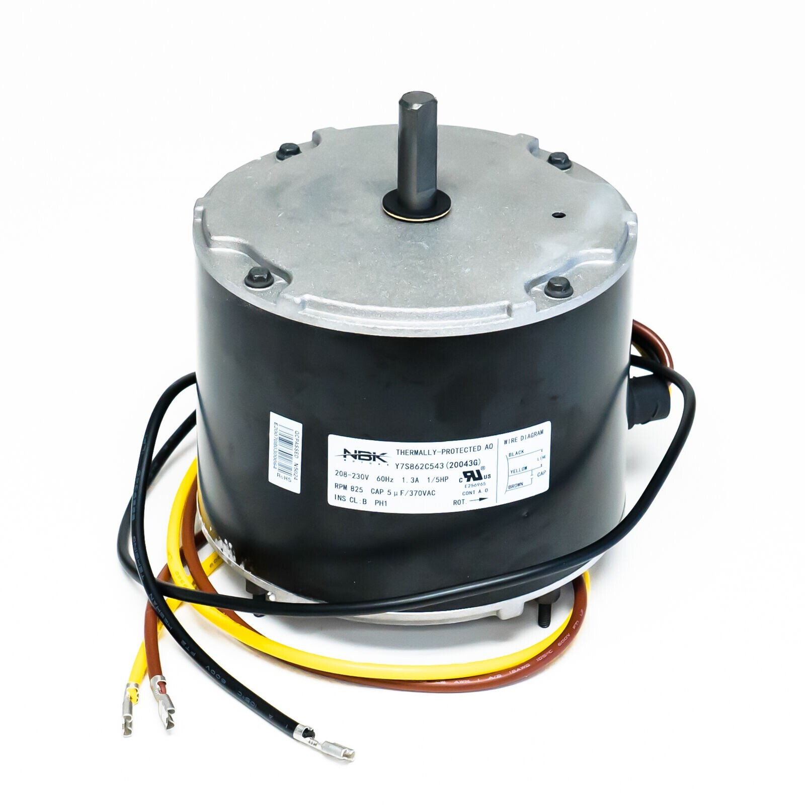 REPLACEMENT 1/5 HP 208-230v Condenser FAN MOTOR GE Genteq 5KCP39GFY917S ...