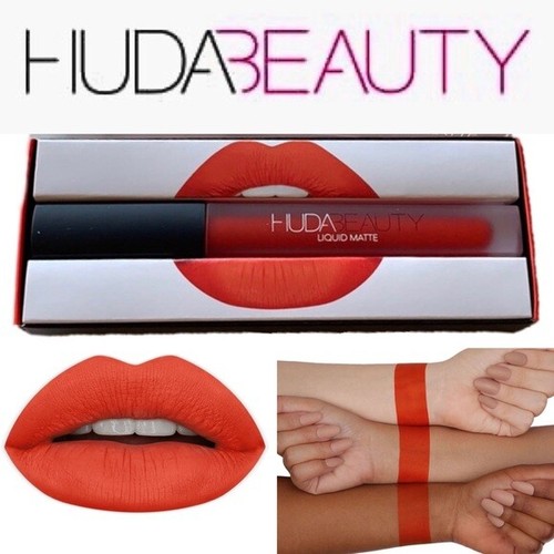 Huda Beauty ALLURING Liquid Matte Long-Lasting Comfortable Matte Liquid ...