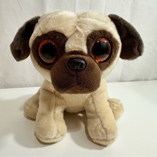 Ty 10” Beanie Boo Rufus the Pug Dog Stuffed Animal | eBay