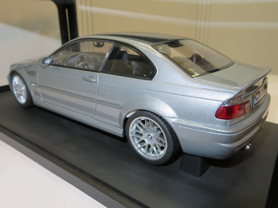 AUTOart 1/18 BMW M3 CSL E46 Steel Grey Metallic Model Car 70661 | eBay