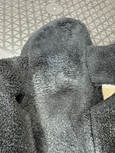 Vionic Relax Black Fuzzy Slip On House Mule Slippers Women’s Size 9 ...