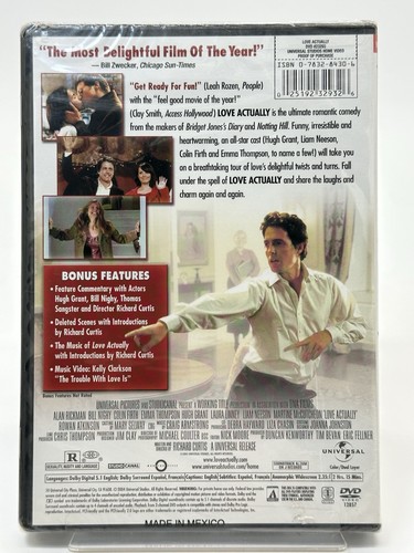 Love Actually DVD Hugh Grant Liam Neeson Emma Thompson Colin Firth L ...